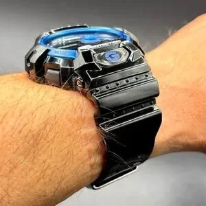 Casio | Accessories | Casio Gshock G890a Glossy Black Blue Dial Digital ...